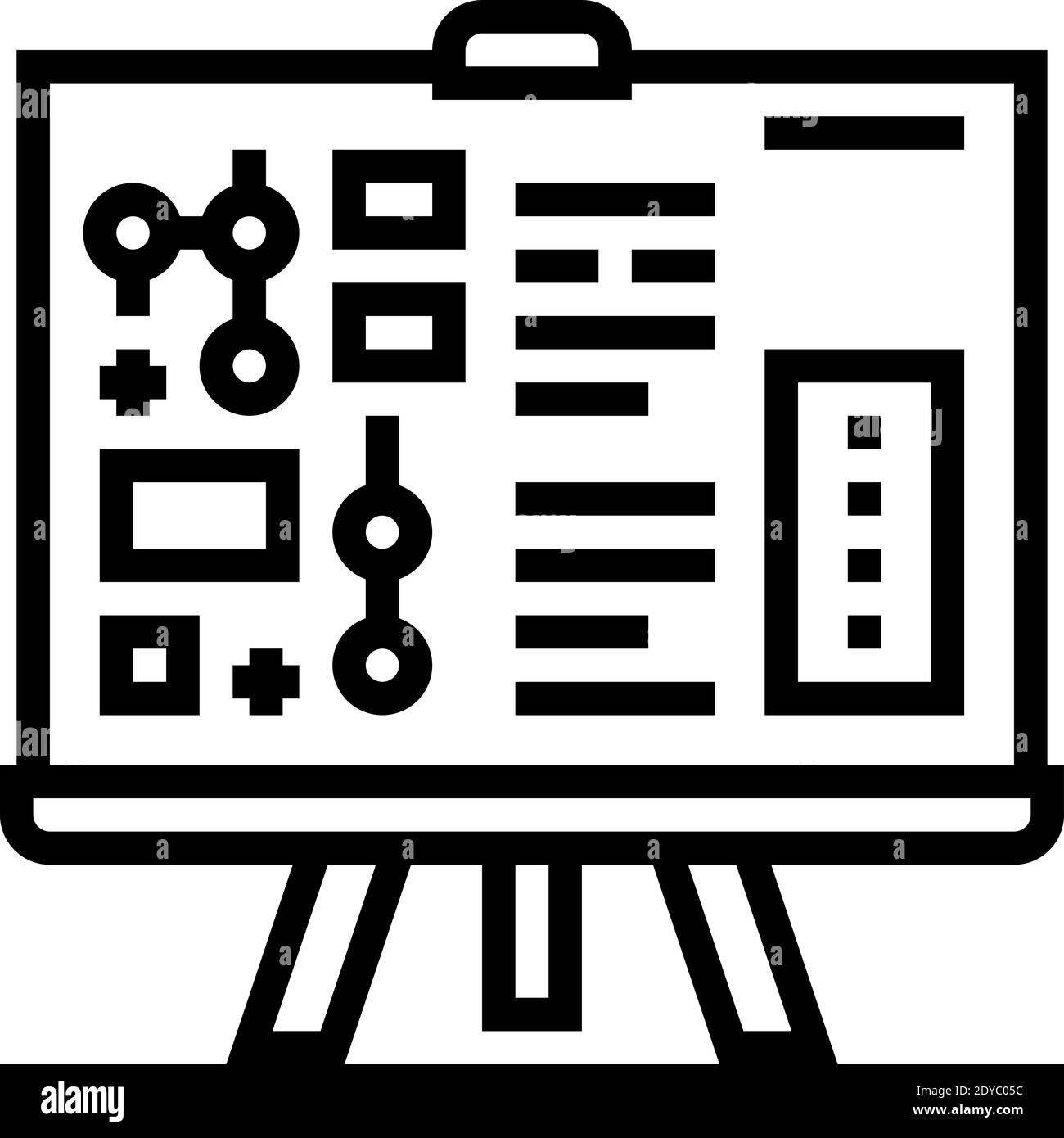 technical report line icon vector illustration Stock Vector Image & Art ...