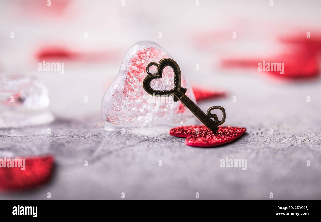 Key of my heart, love valentine concept Stock Photo - Alamy