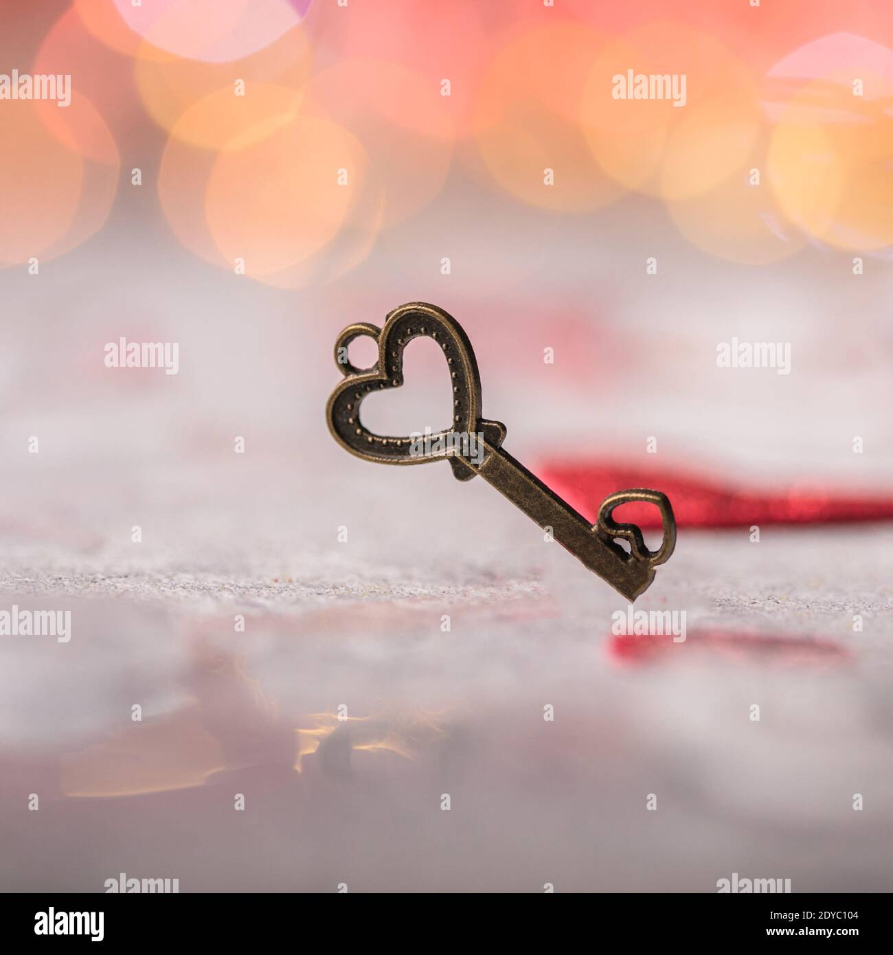 Key of my heart, love valentine concept Stock Photo - Alamy