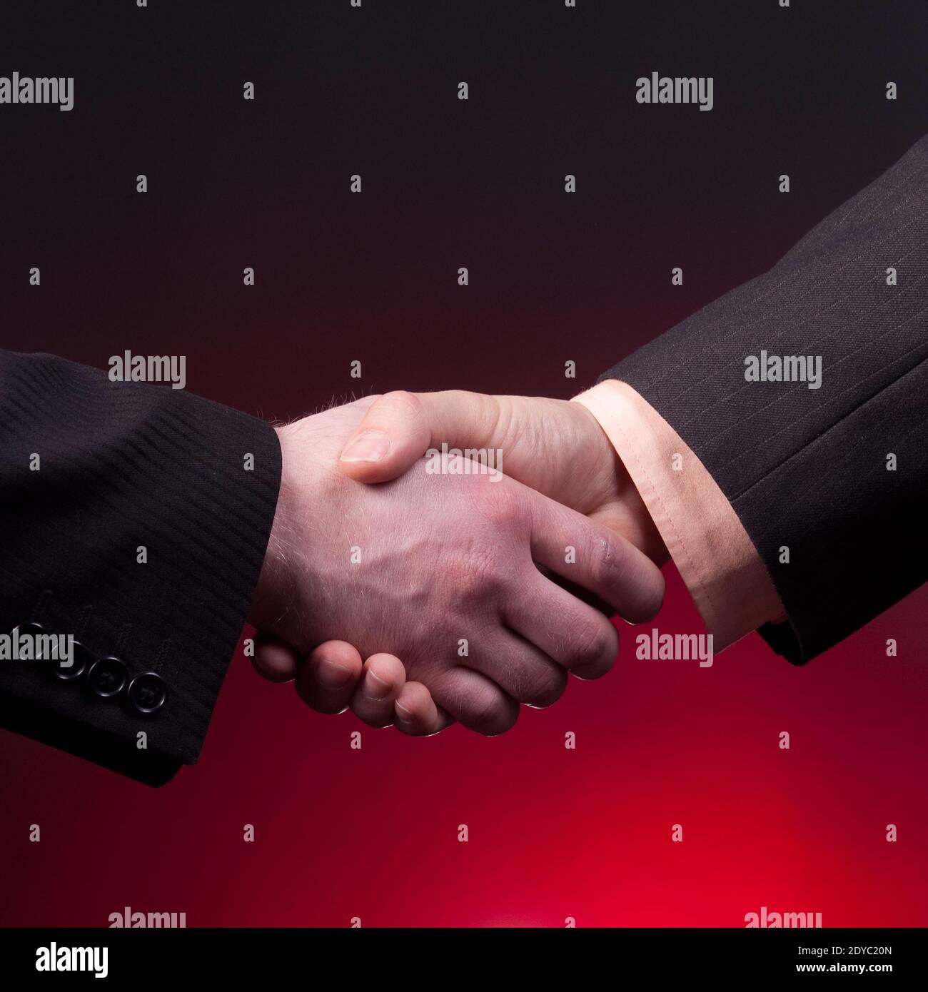 two businessman ready to handshake Stock Photo - Alamy