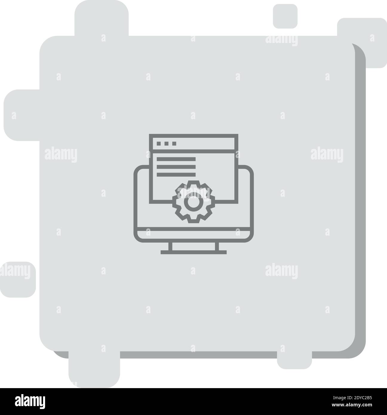 programming vector icon modern simple vector illustration Stock Vector ...