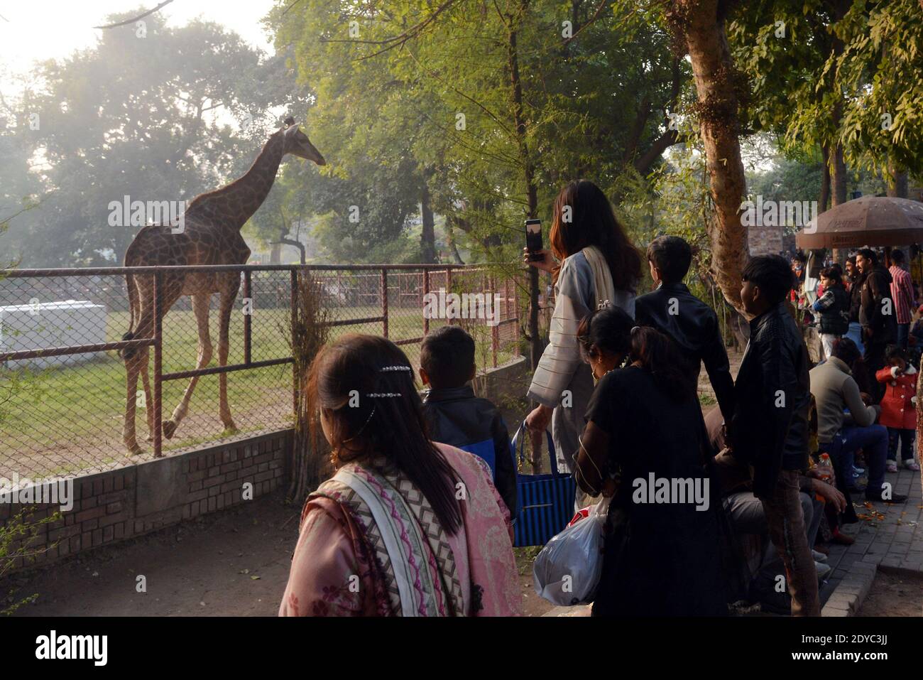 Pakistani large number of Christen people are enjoying at Lahore Zoo ...
