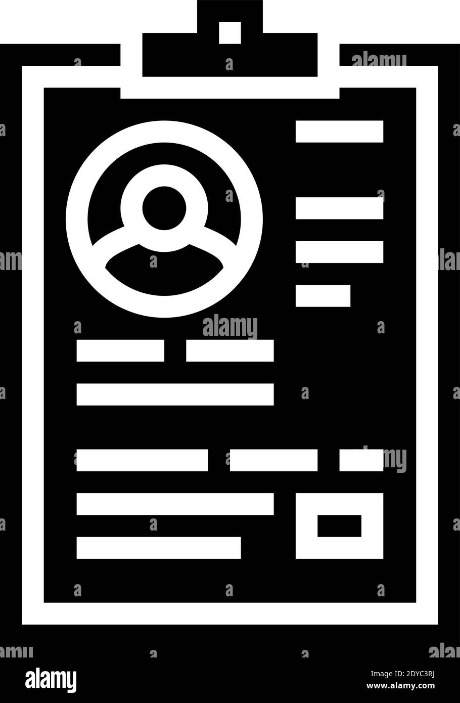 social report glyph icon vector illustration Stock Vector Image & Art ...