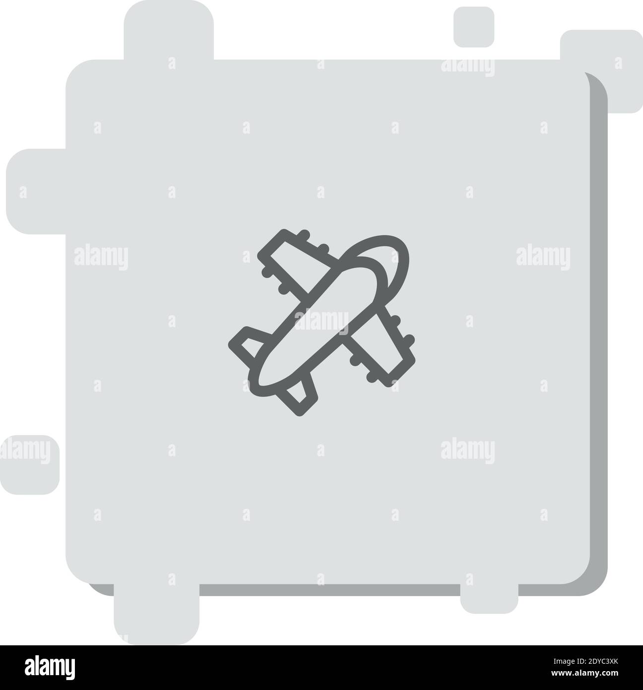 airplane vector icon modern simple vector illustration Stock Vector ...
