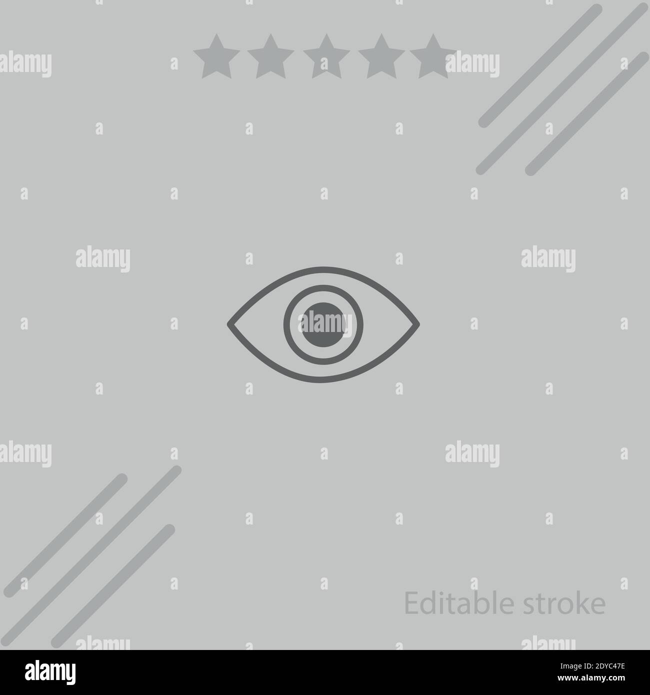 eye open vector icon modern simple vector illustration Stock Vector ...