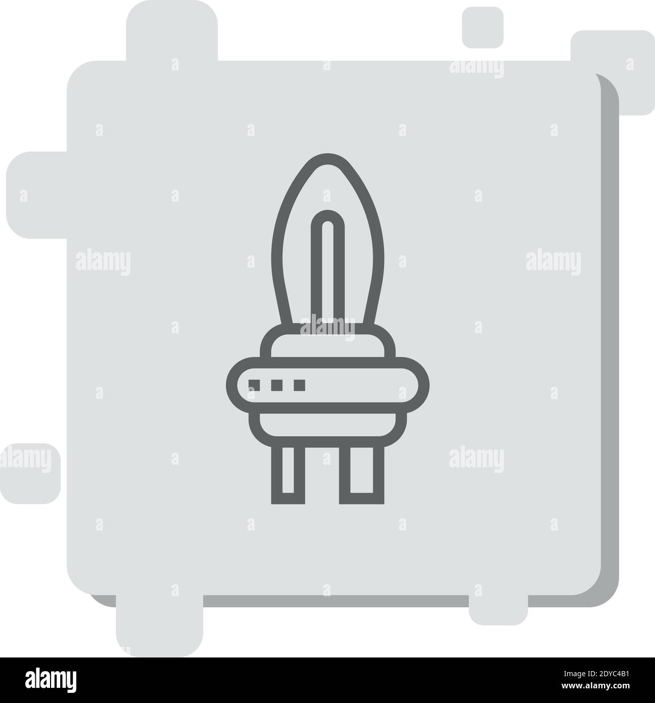 halogen vector icon modern simple vector illustration Stock Vector ...
