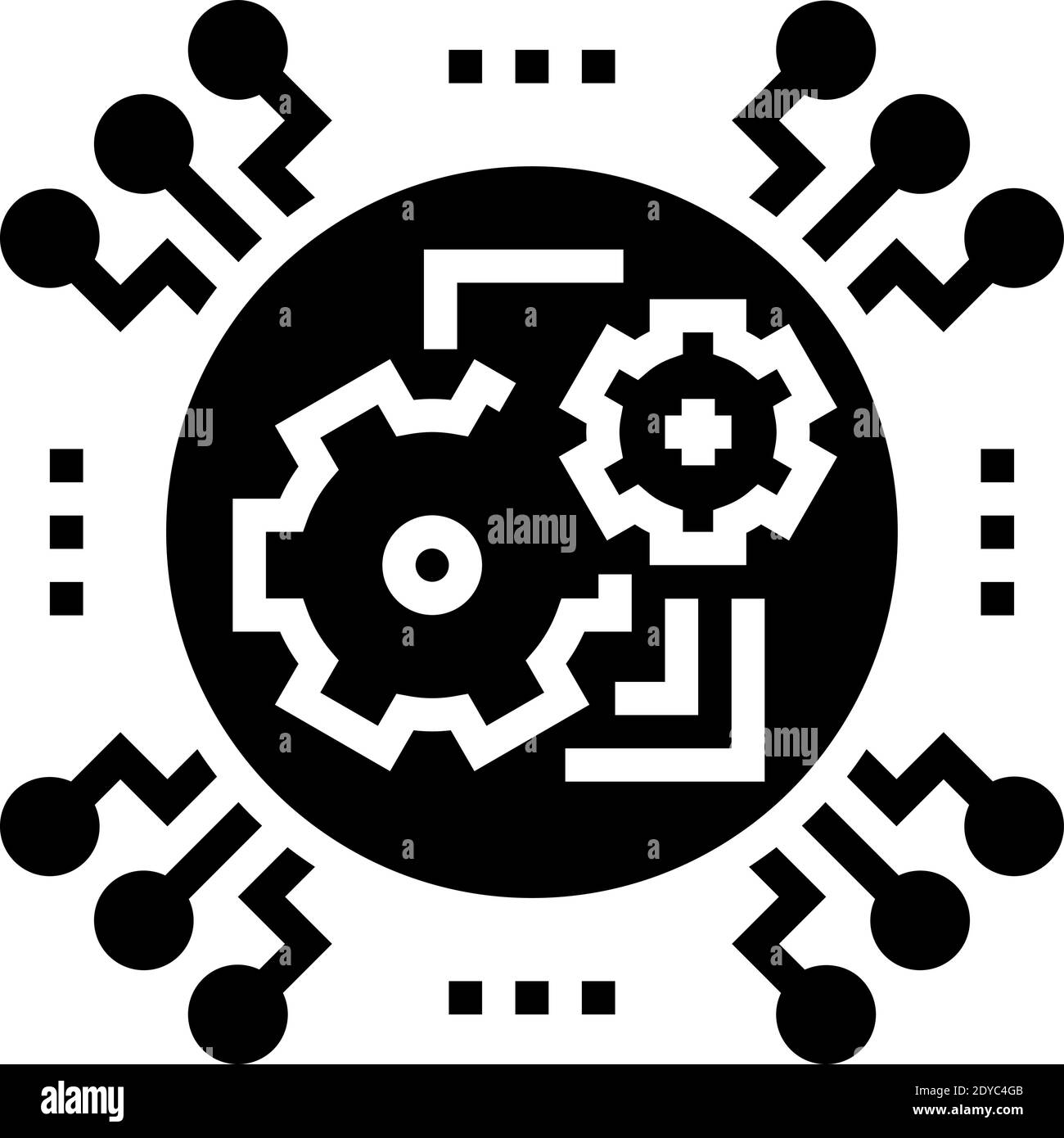 technology system glyph icon vector illustration Stock Vector Image ... technology system glyph icon vector illustration Stock Vector Image ...