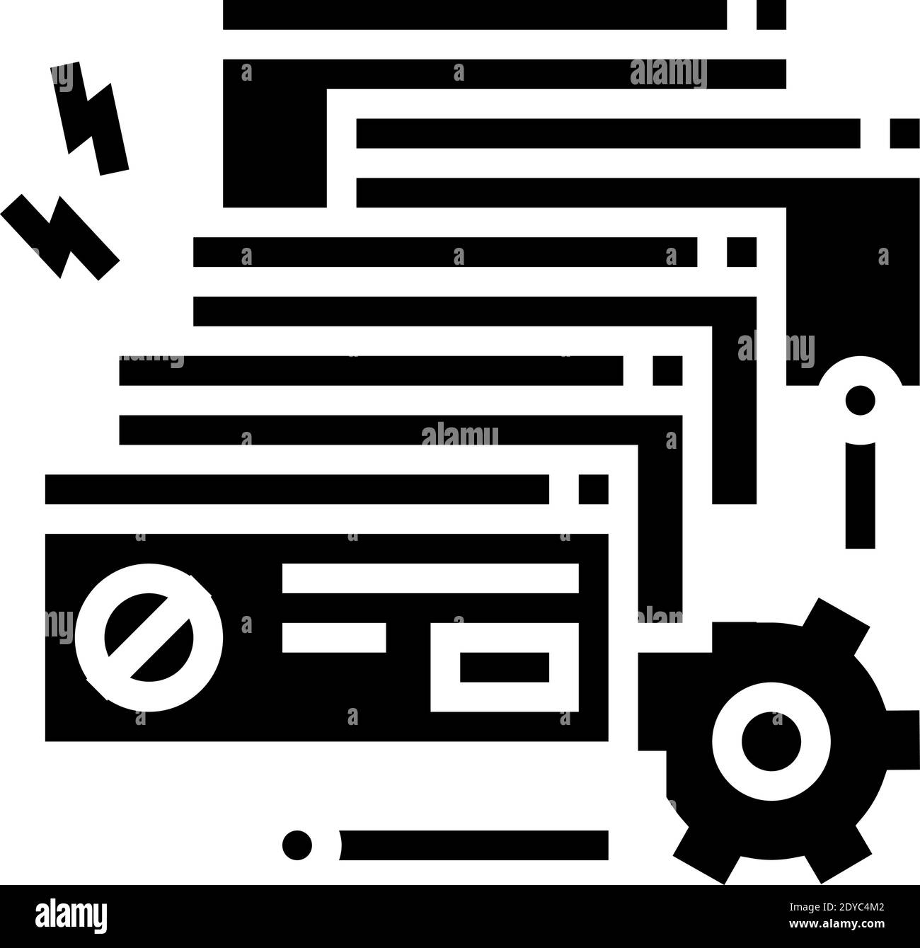 System overload Black and White Stock Photos & Images - Alamy