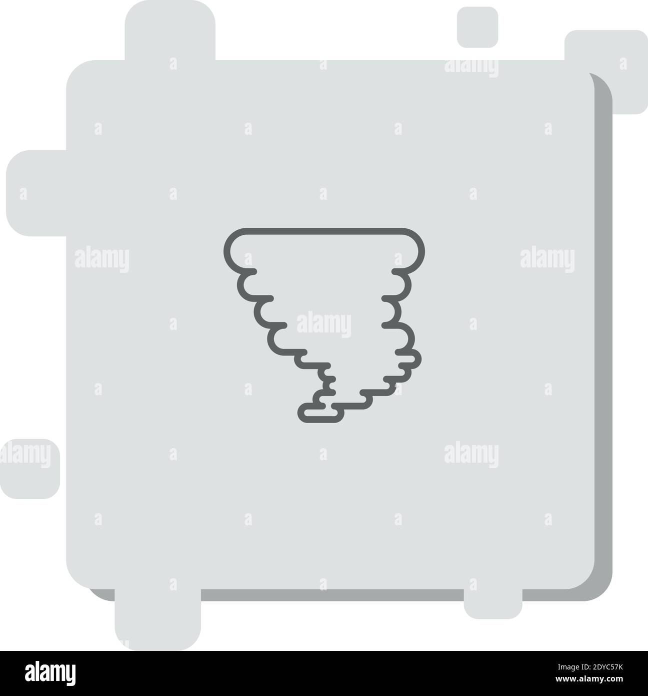 tornado vector icon modern simple vector illustration Stock Vector ...