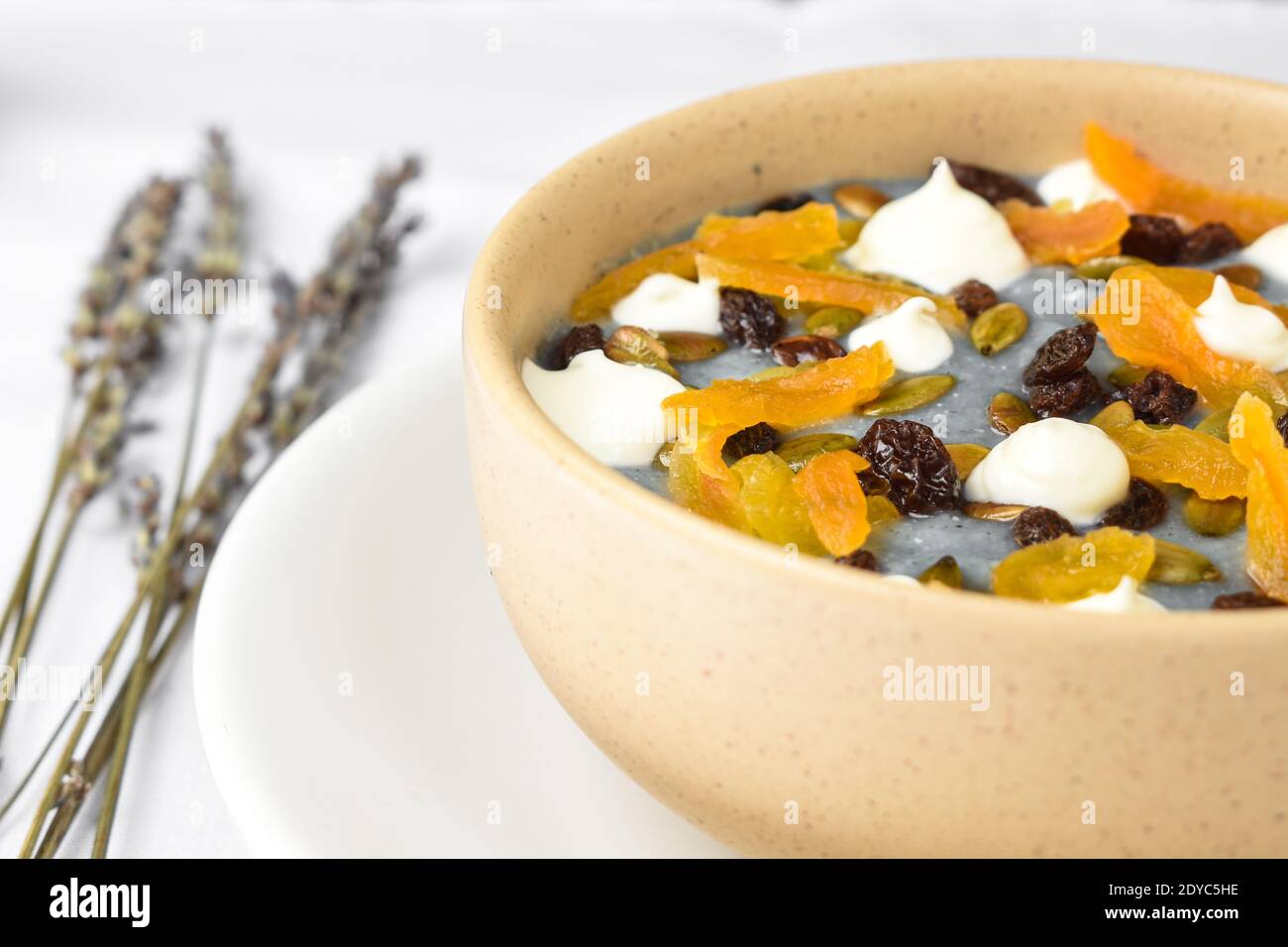 Blue Corn Mush Stock Photo - Alamy