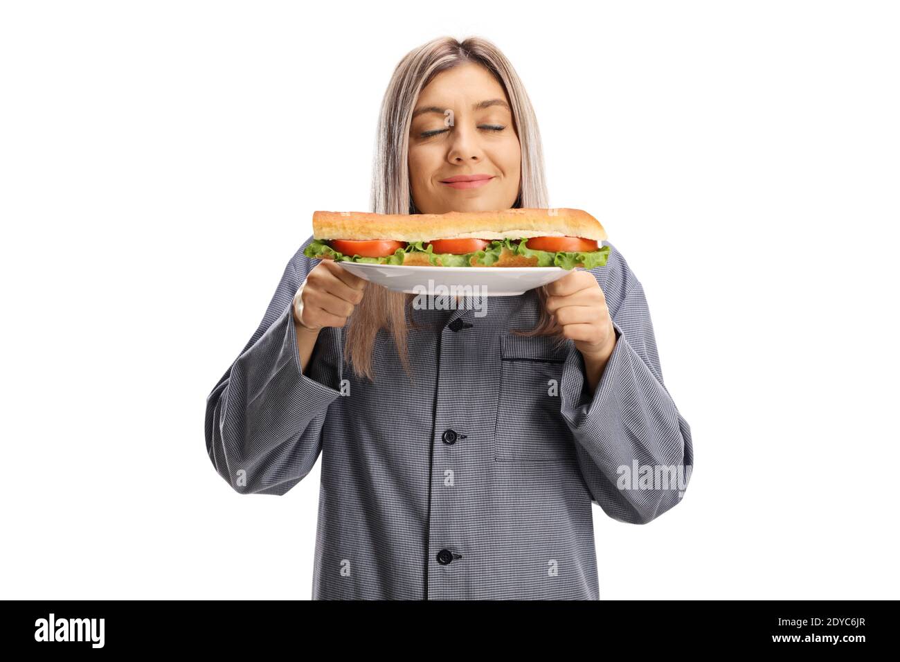 Very hungry woman hi-res stock photography and images - Alamy