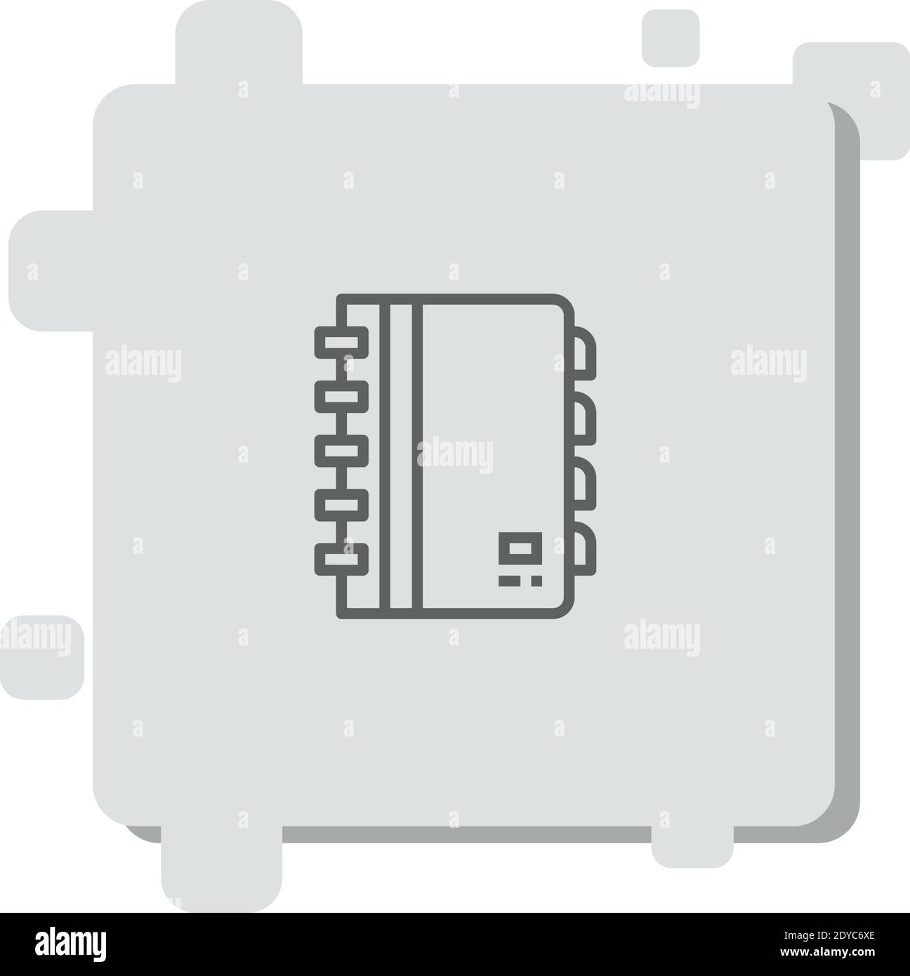 agenda vector icon modern simple vector illustration Stock Vector Image ...