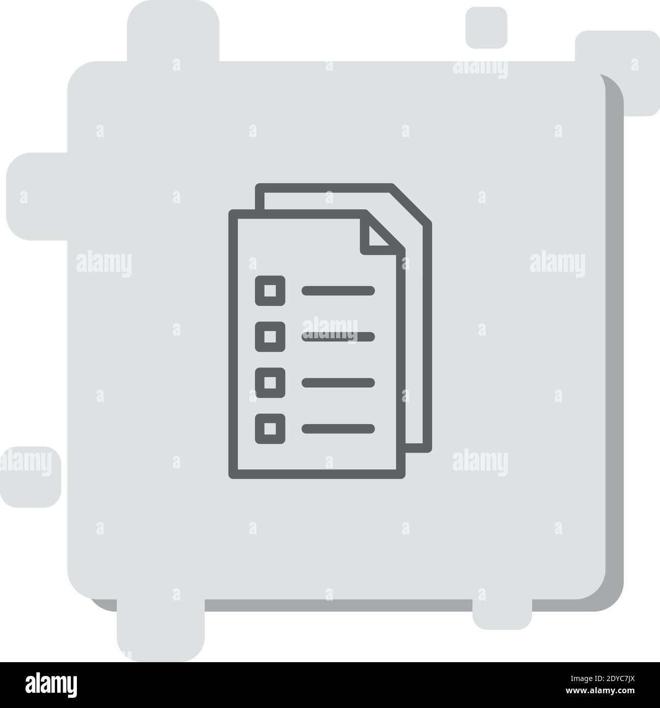 exam vector icon modern simple vector illustration Stock Vector Image ...