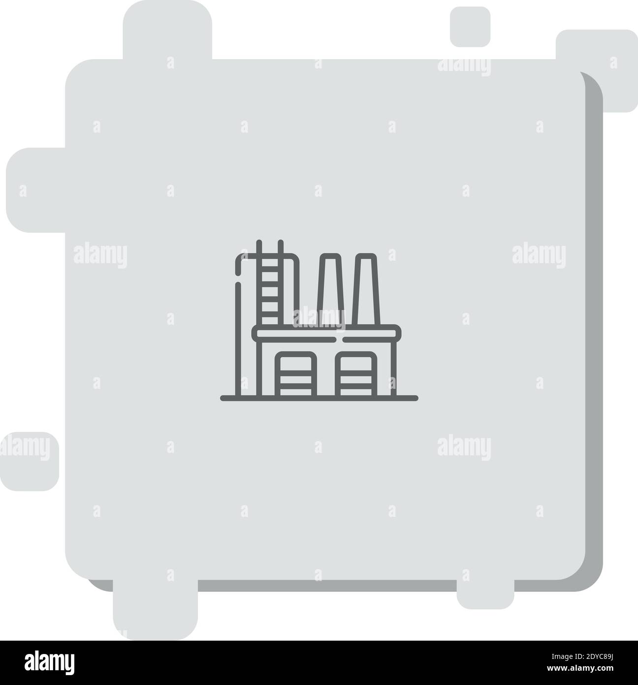 factory vector icon modern simple vector illustration Stock Vector ...