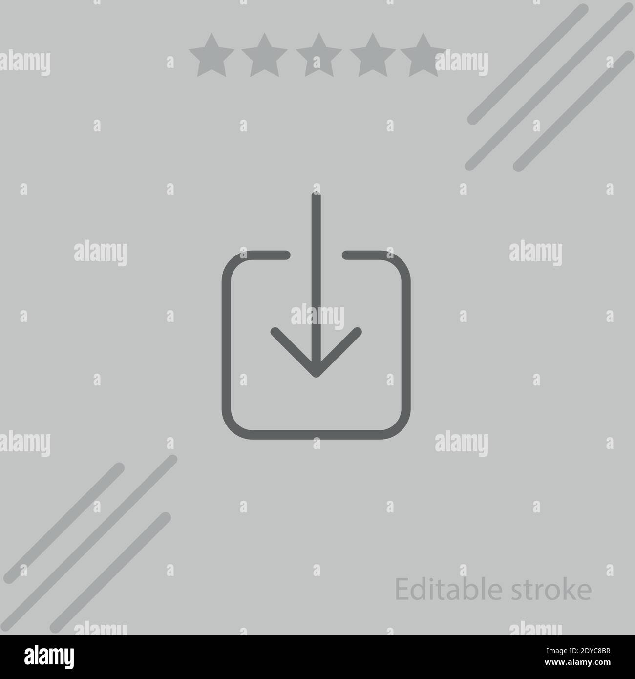 downloaded symbol vector icon modern simple vector illustration Stock ...