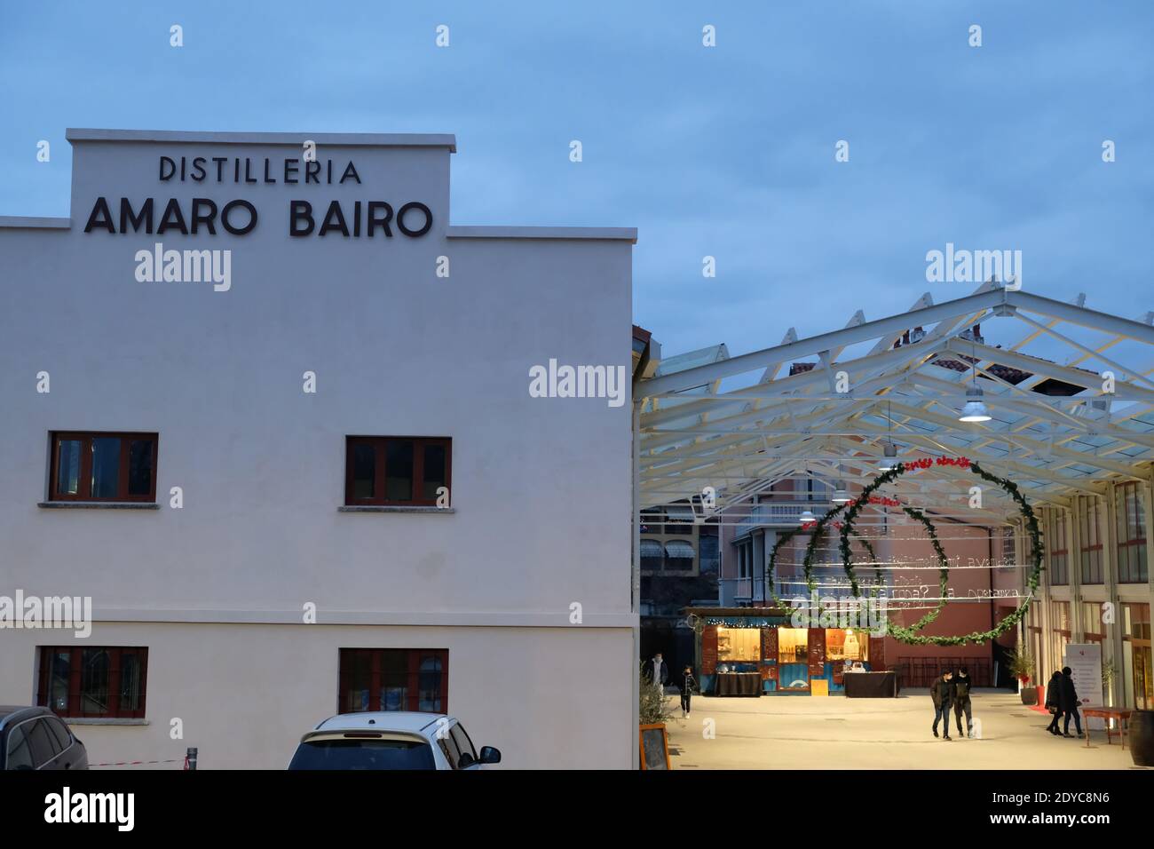 Bairo, Italy - December 2020: the ancient distillery of the homonymous ...