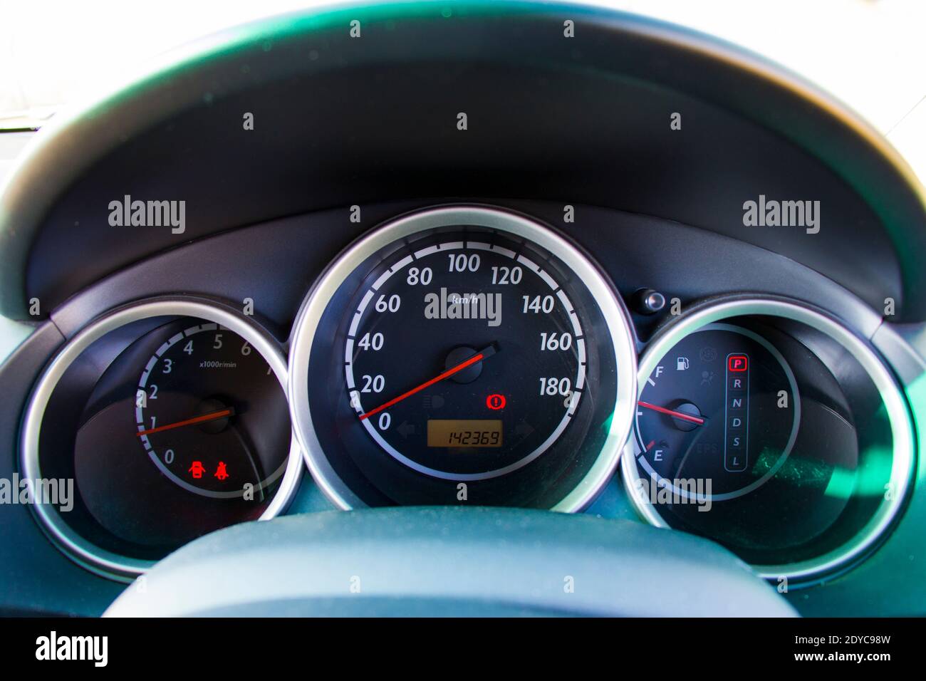 Car speedometer close-up, speedometer of automobile Stock Photo - Alamy