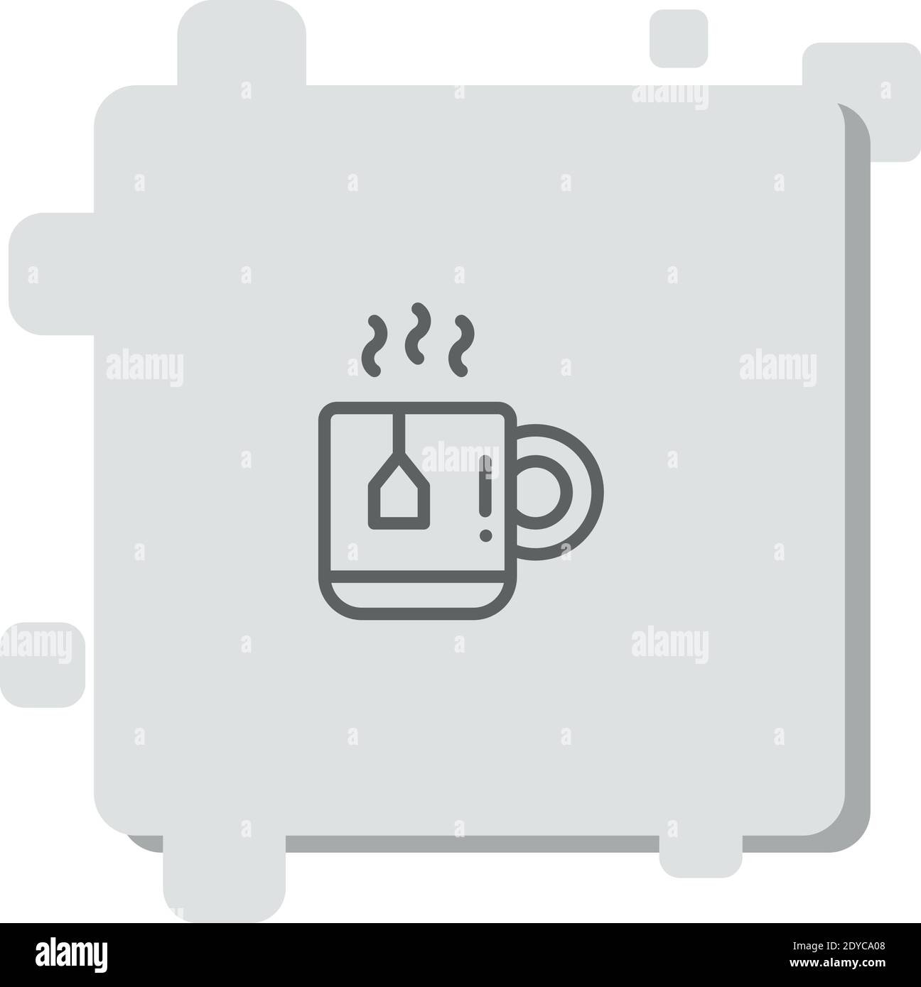 tea cup vector icon modern simple vector illustration Stock Vector ...