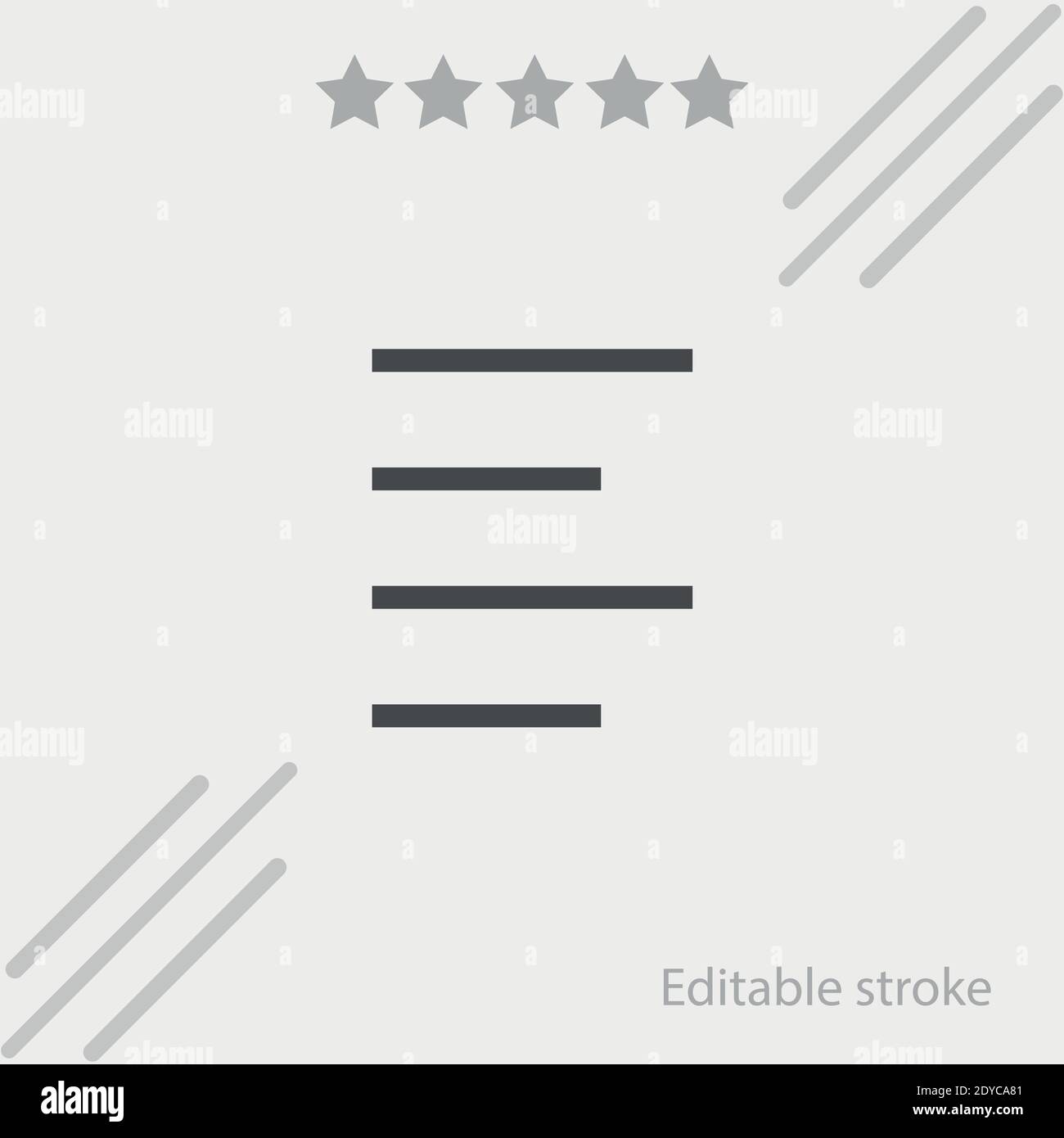 align left vector icon modern simple vector illustration Stock Vector ...