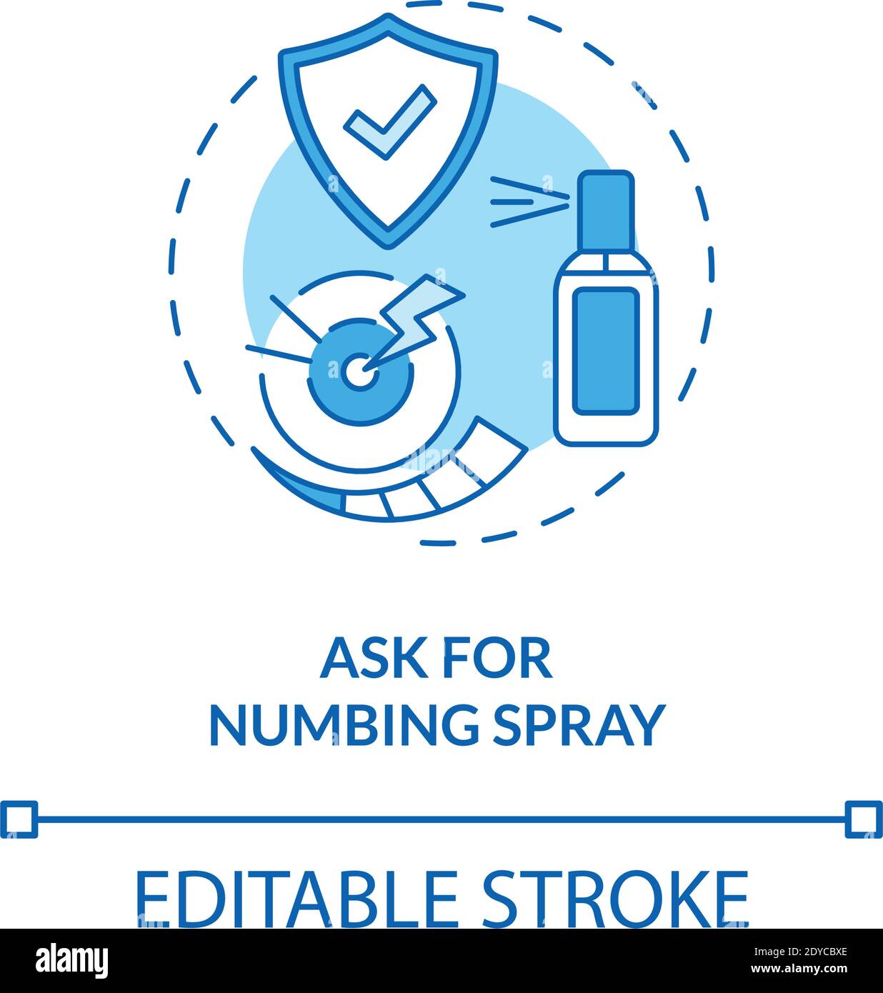 Numbing injection Stock Vector Images - Alamy