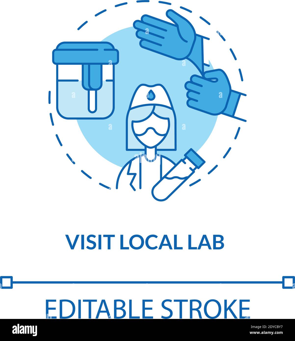 Visiting local lab concept icon Stock Vector Image & Art - Alamy