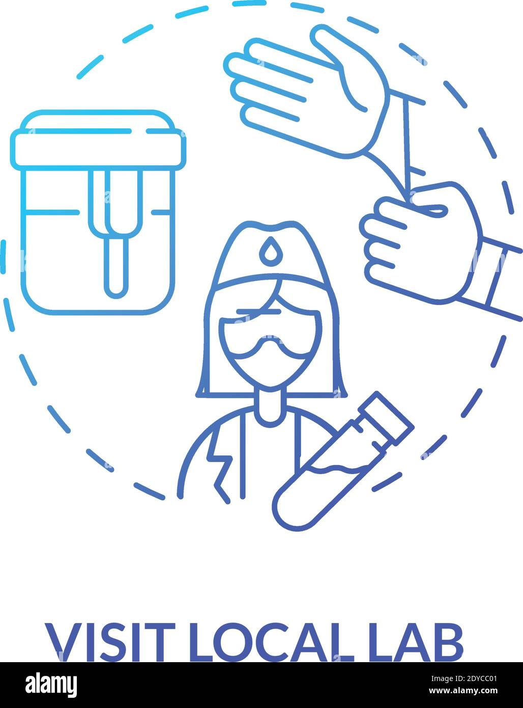Visiting local lab concept icon Stock Vector Image & Art - Alamy