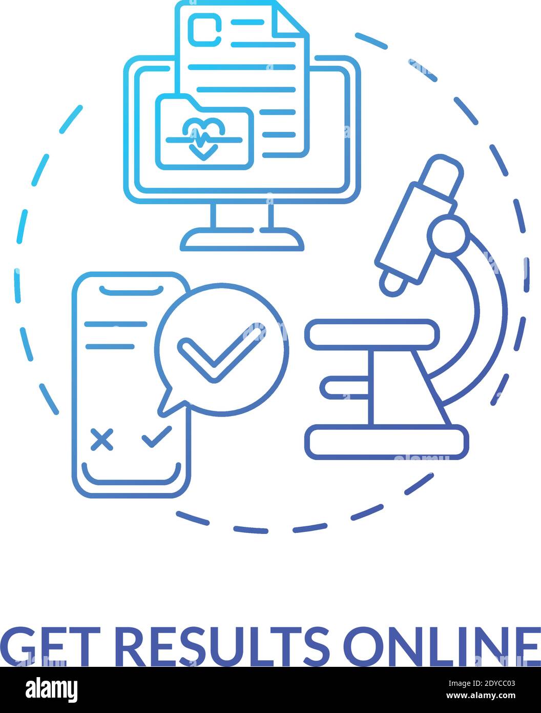 Covid test results Stock Vector Images - Alamy