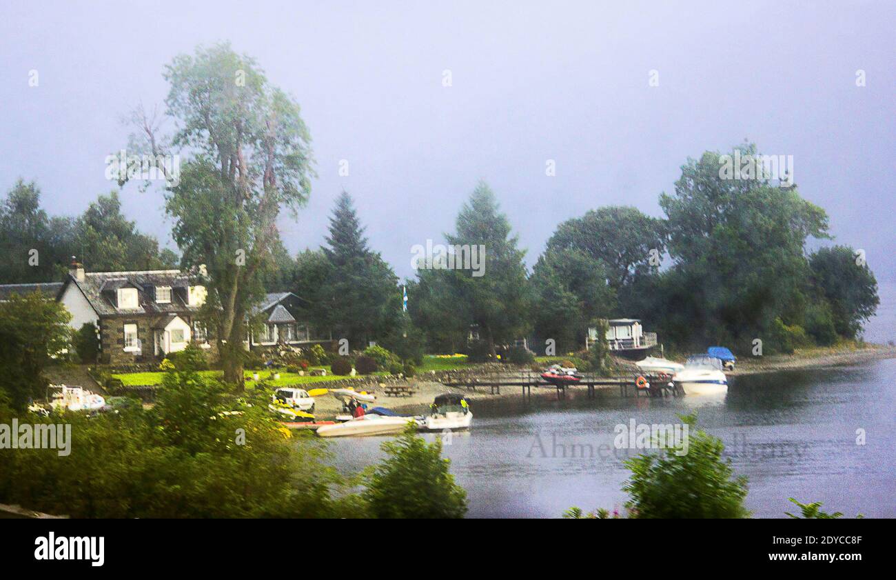 Rainy scotland hi-res stock photography and images - Alamy