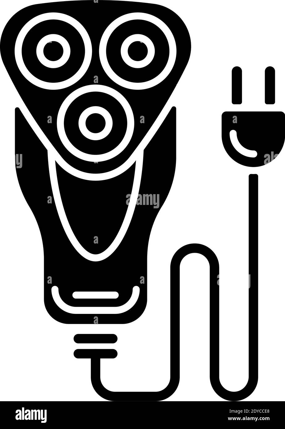 Dry electric shaver Stock Vector Images - Alamy