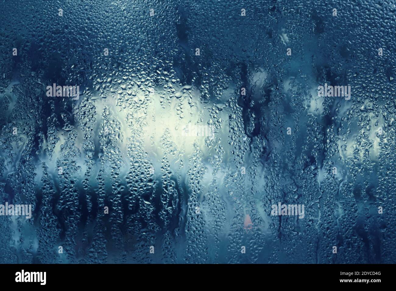 Rain drops on a window glass surface Stock Photo - Alamy