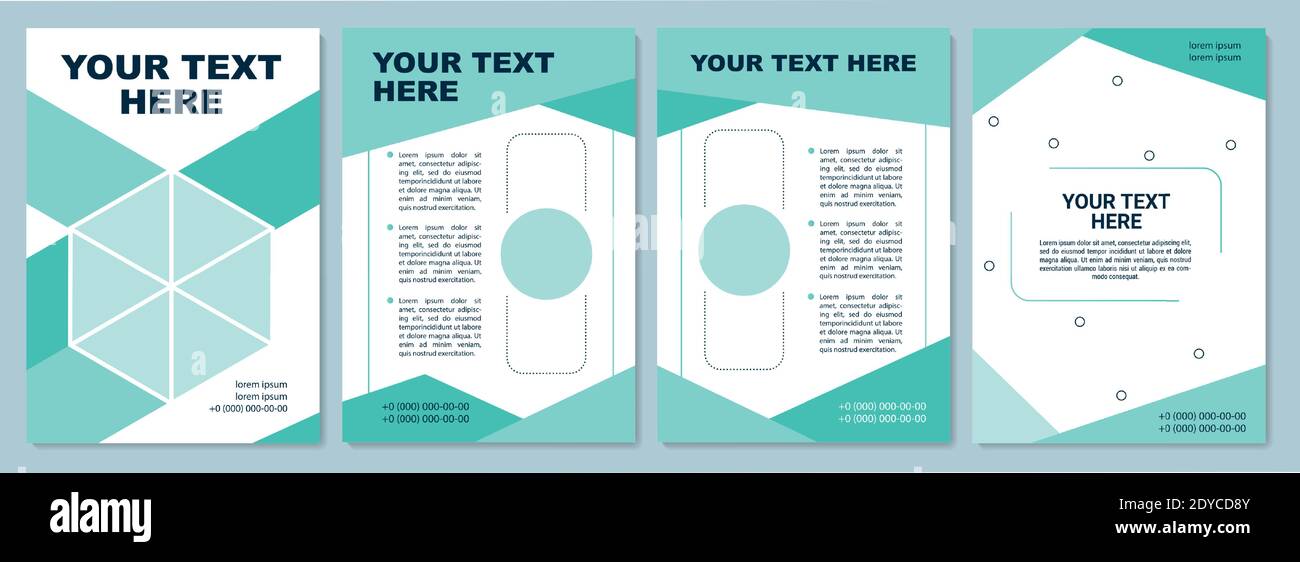Geometric pattern empty brochure template Stock Vector Image & Art - Alamy