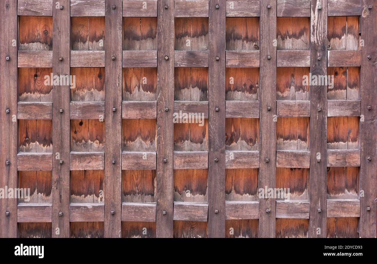 Wooden gate. Abstract wood background. Vintage wood surface Stock Photo ...