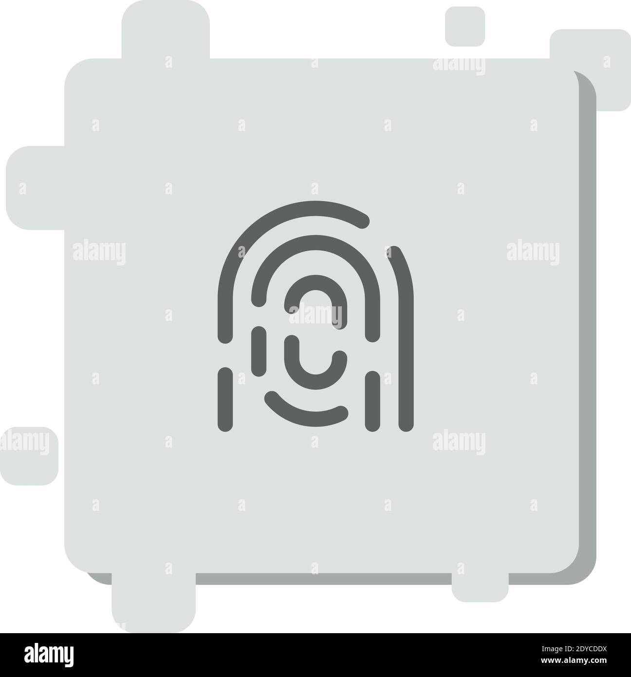 fingerprint vector icon modern simple vector illustration Stock Vector ...