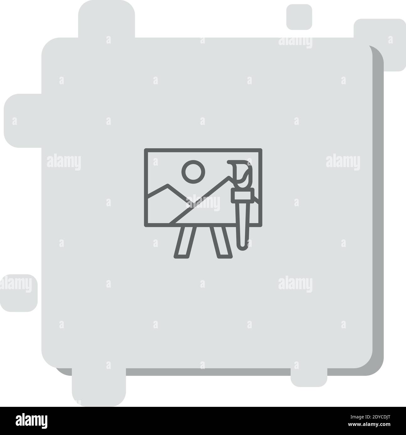 art vector icon modern simple vector illustration Stock Vector Image ...