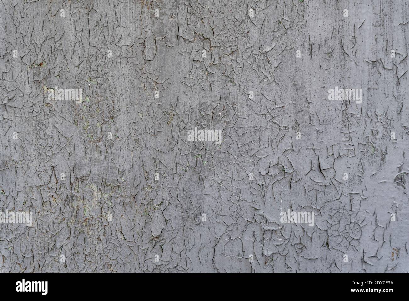 Wall with old cracked gray paint. Rough texture abstract background ...