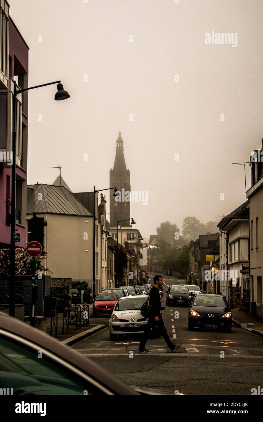 Rennes city. Illustrations of the city of Rennes. Ville de Rennes ...