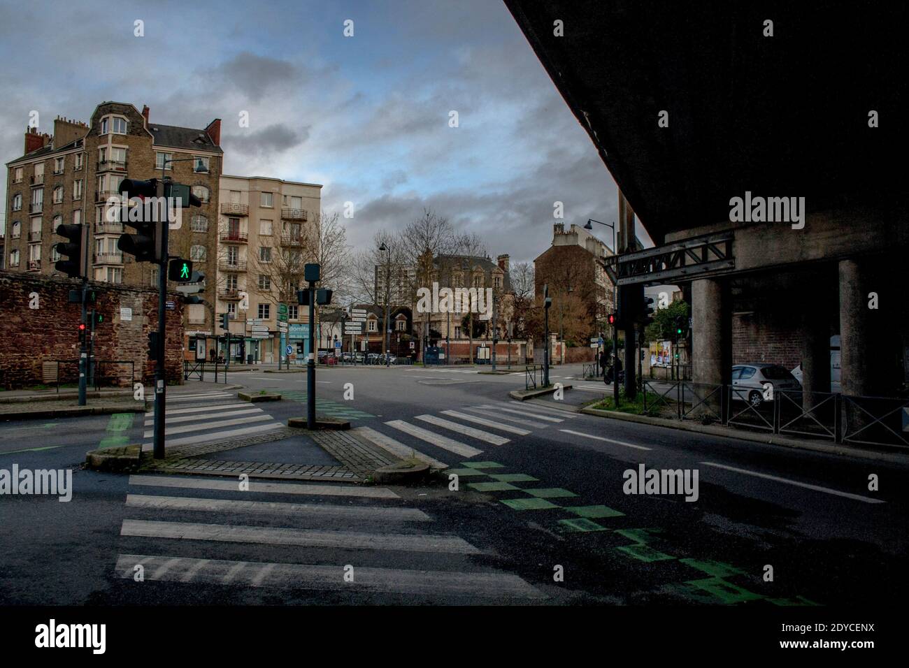 Rennes city. Illustrations of the city of Rennes. Ville de Rennes ...