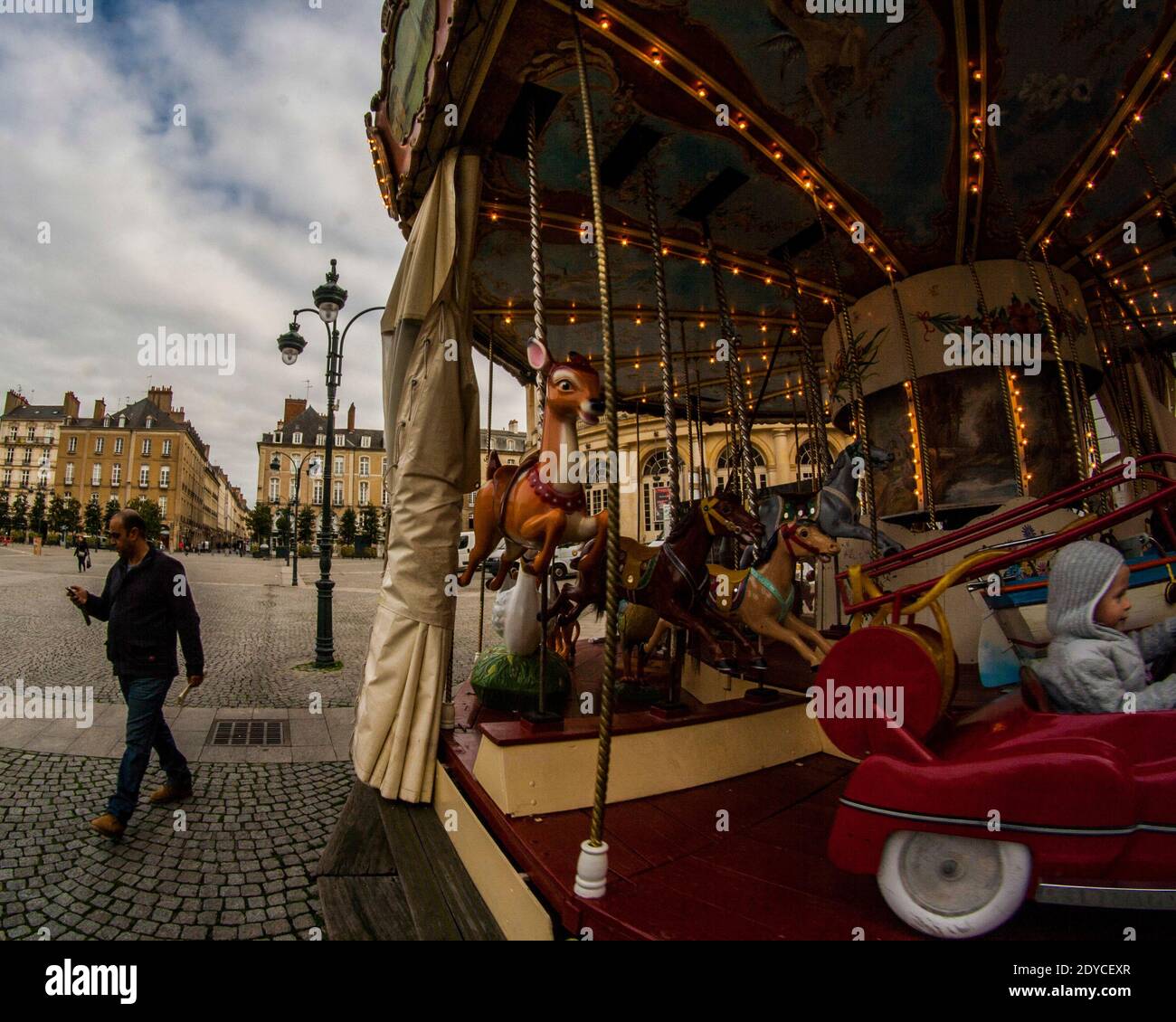 Rennes city. Illustrations of the city of Rennes. Ville de Rennes ...