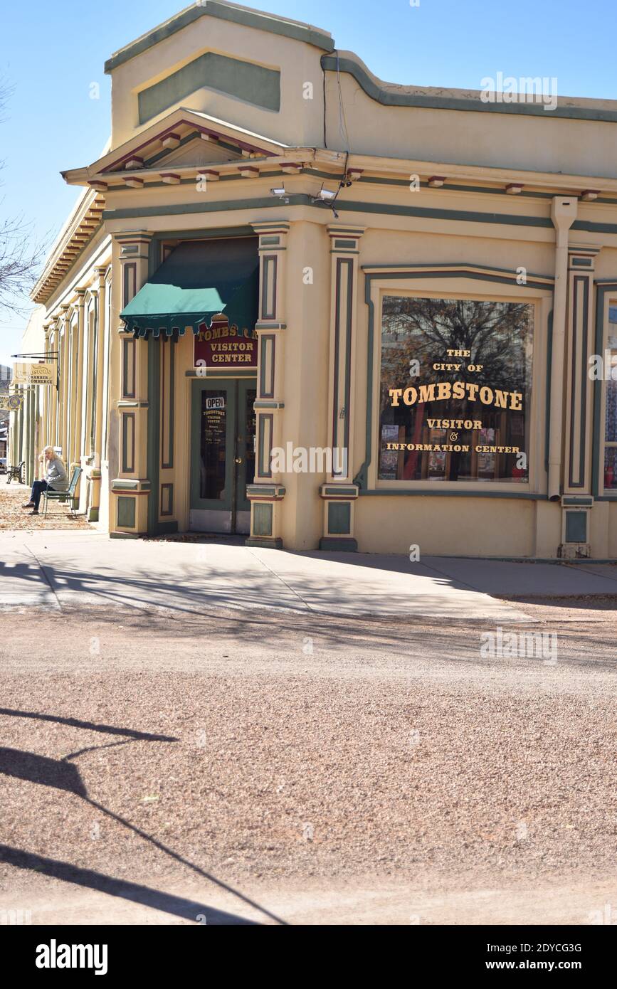 Tombstone allen street shops hi-res stock photography and images - Alamy