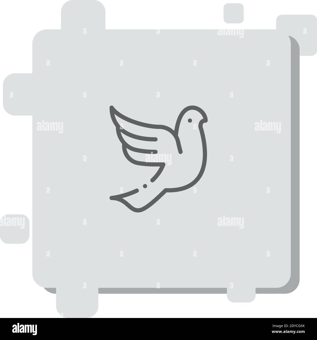 dove vector icon Stock Vector Image & Art - Alamy