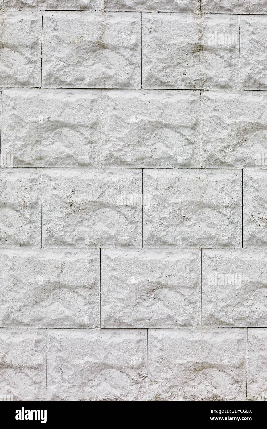 Vertical background wall, concrete blocks used for making walls Stock ...