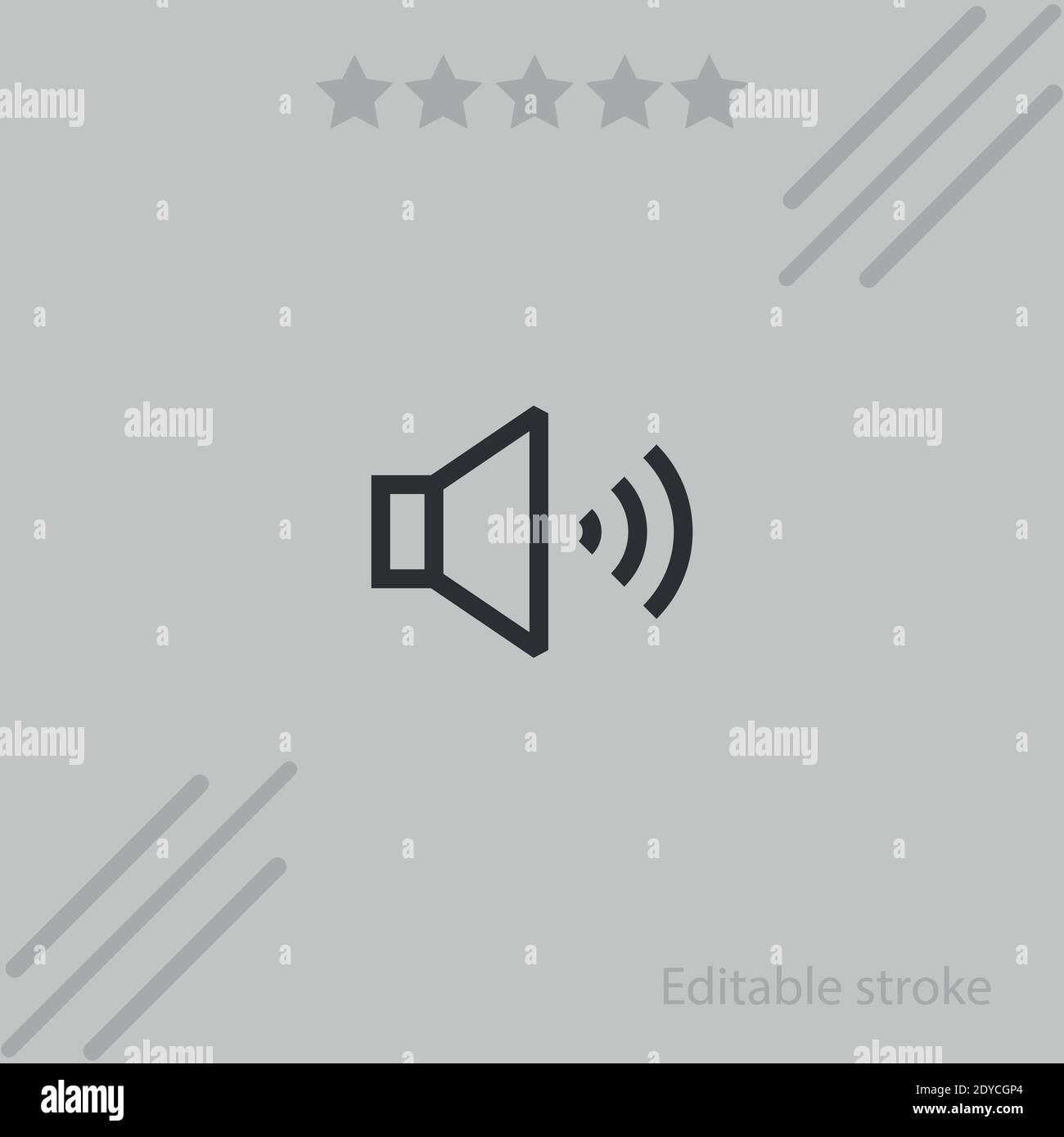 volume vector icon modern simple vector illustration Stock Vector Image ...