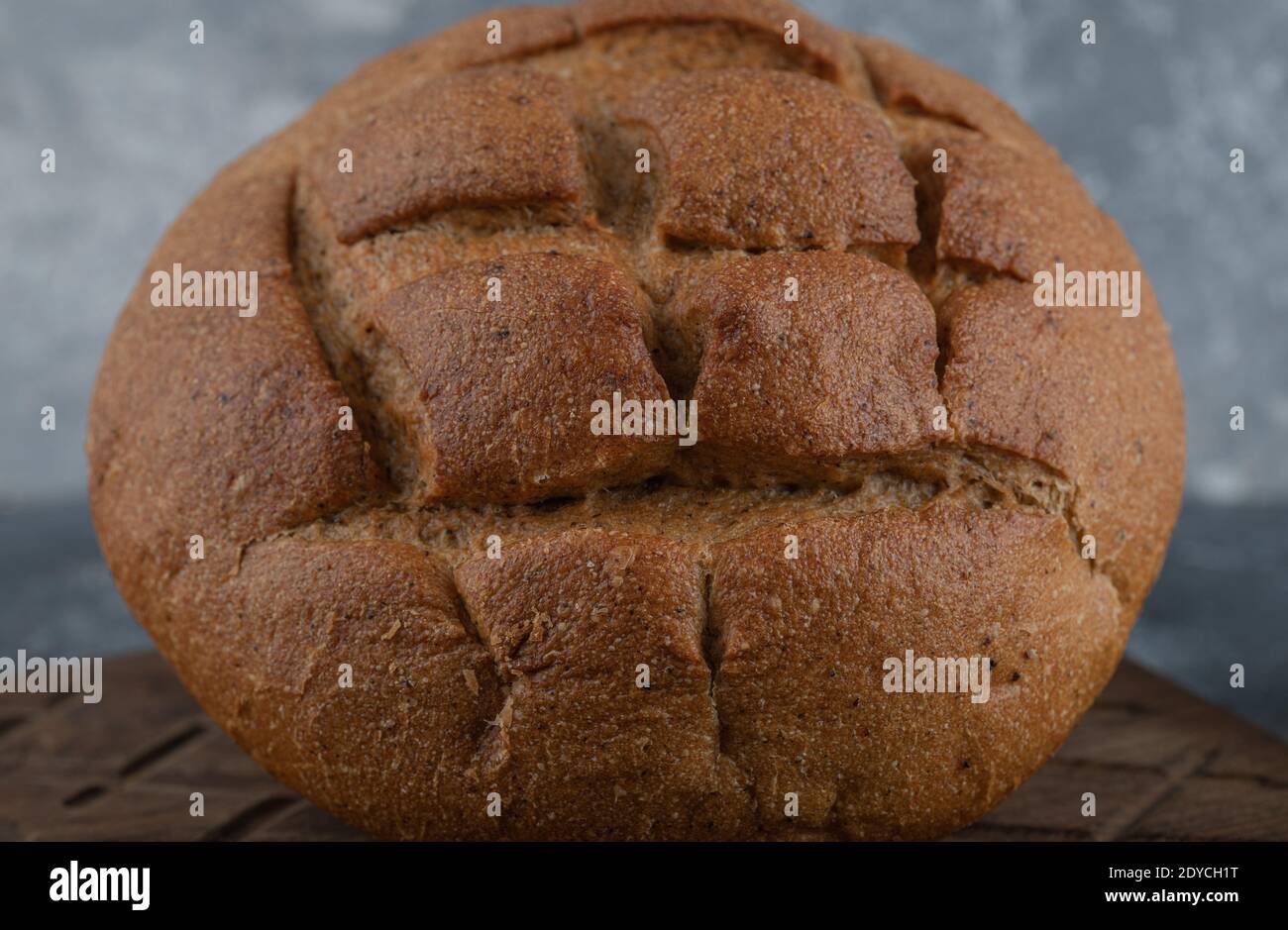 Close up photo of fresh rye bread Stock Photo - Alamy