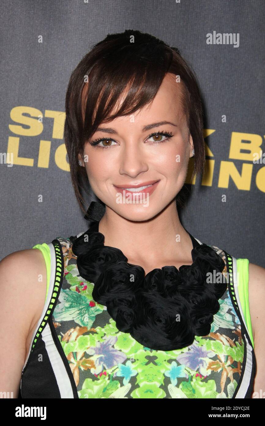 Ashley Rickards arriving at the premiere of 'Struck By Lightning' in ...