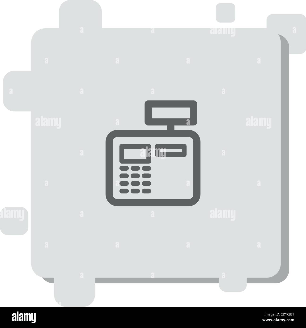 cashbox vector icon modern simple vector illustration Stock Vector ...