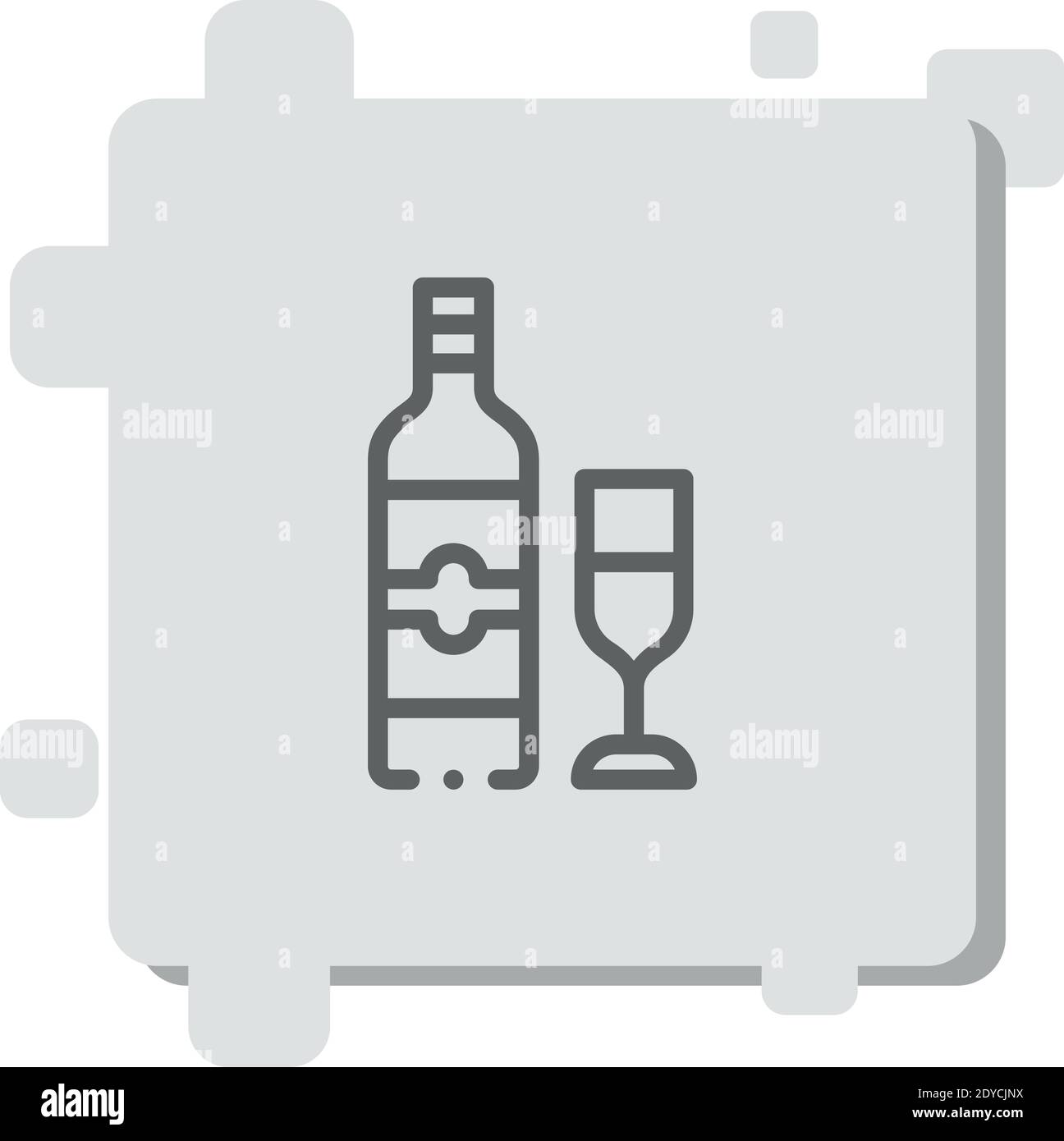 wine vector icon modern simple vector illustration Stock Vector Image ...