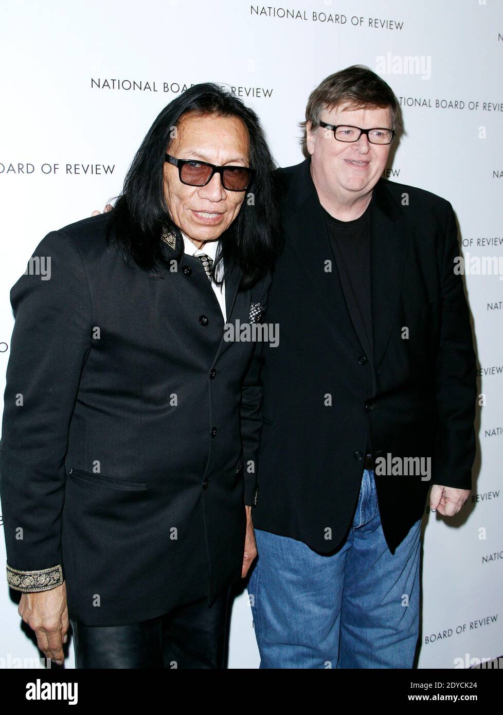 Sixto Rodriguez and Michael Moore attend the National Board of Review ...