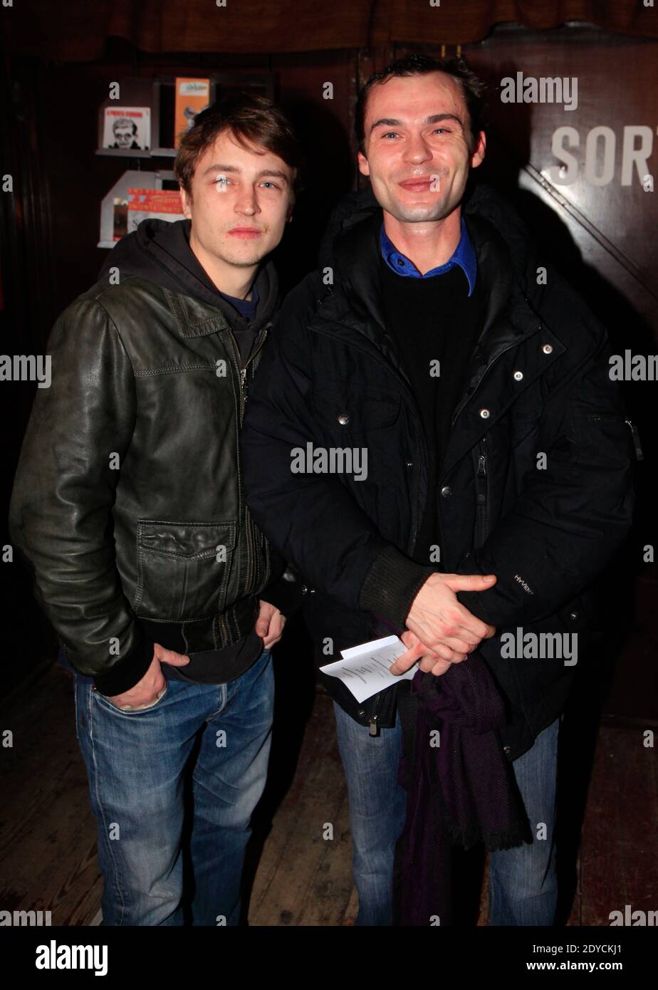 Vincent Rottiers and Robinson Stevenin attending the premiere of ...