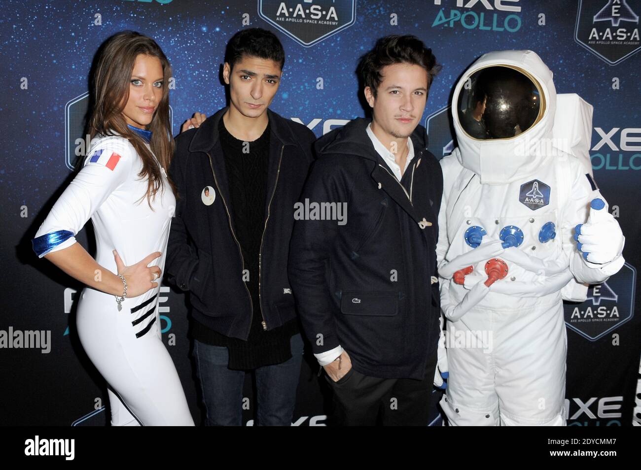 Sneazzy and Nekfeu (1995) attending the AXE 30th anniversary party at l ...