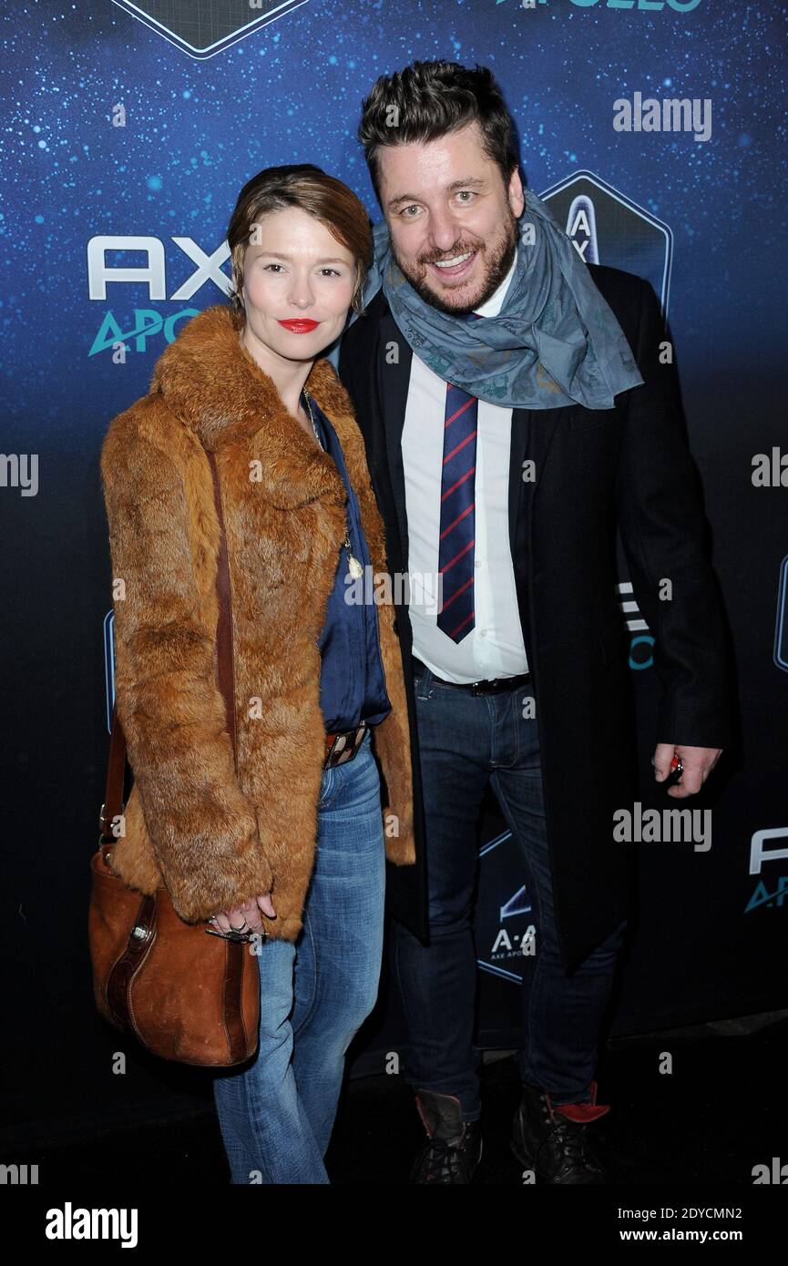 Virginie de Clausade and Bruno Guillon attending the AXE 30th ...